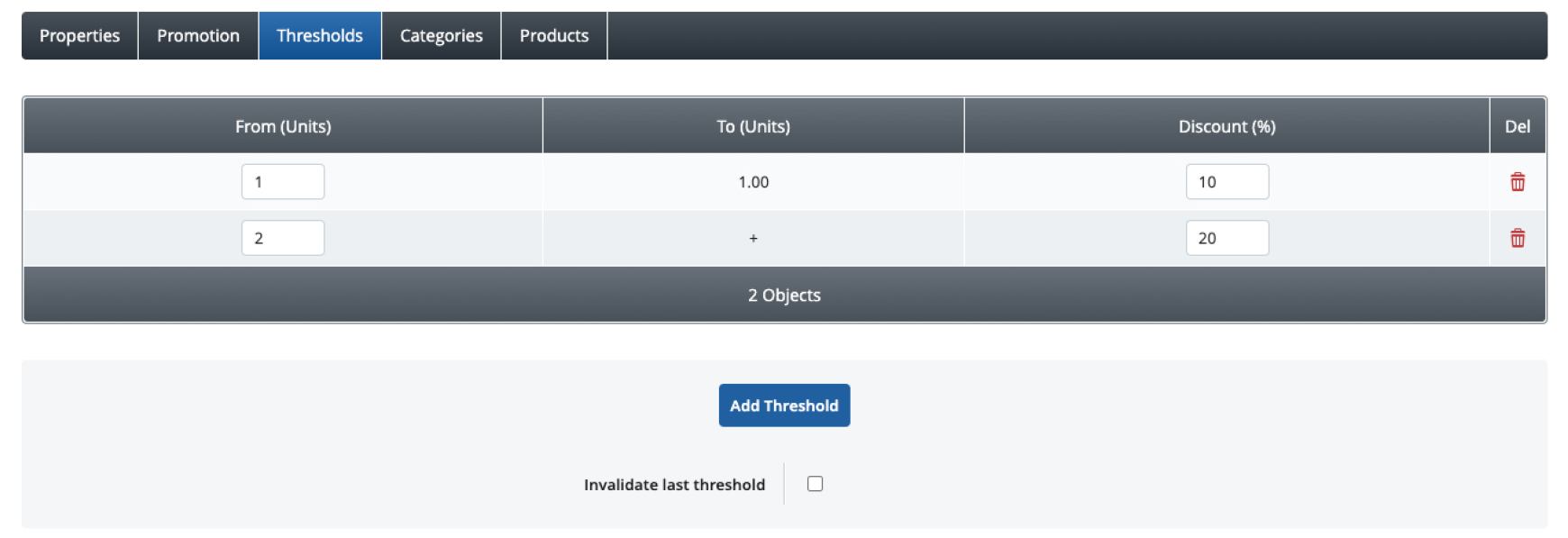 How to set up discounts - Bluepark.co.uk