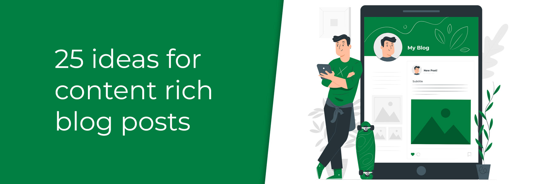 25 ideas for content rich blog posts - Bluepark.co.uk