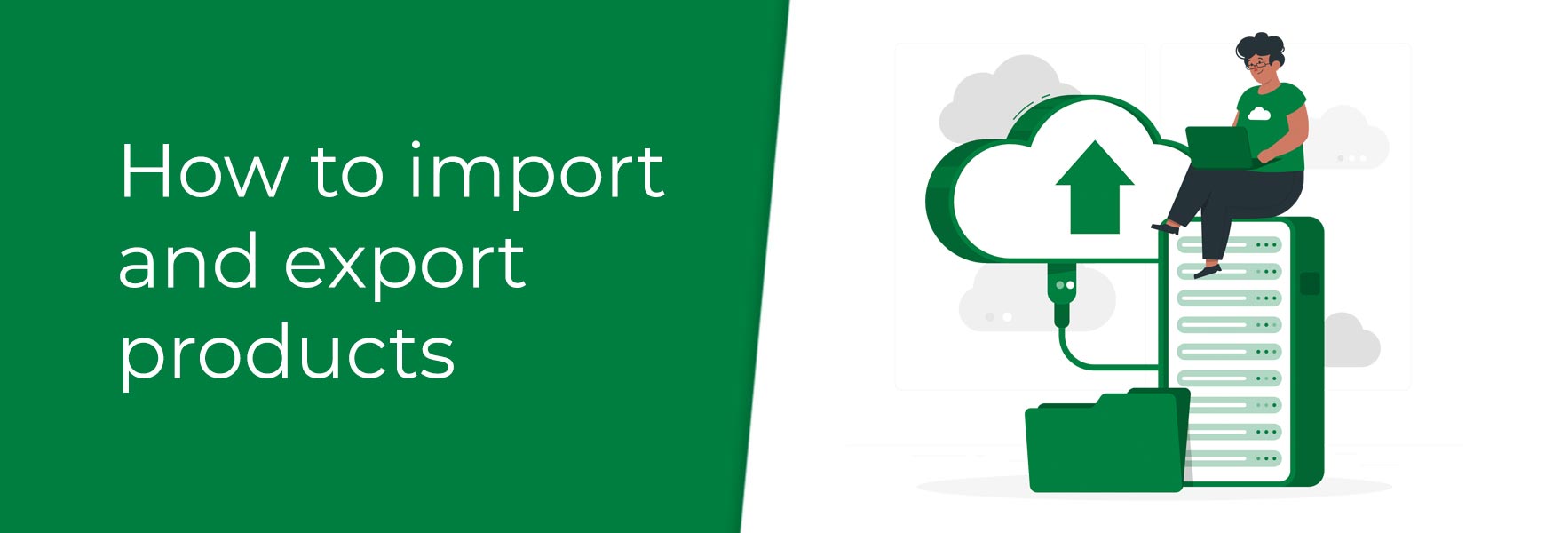 How to import and export products - Bluepark.co.uk