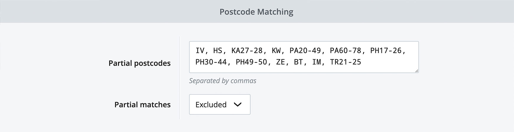 How to set up common shipping methods - Bluepark.co.uk