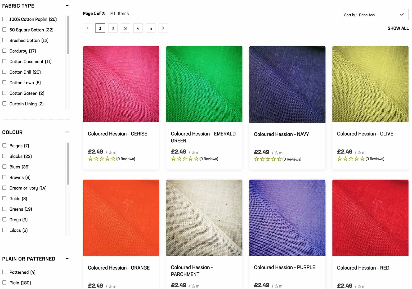 How to offer product filters - Bluepark.co.uk