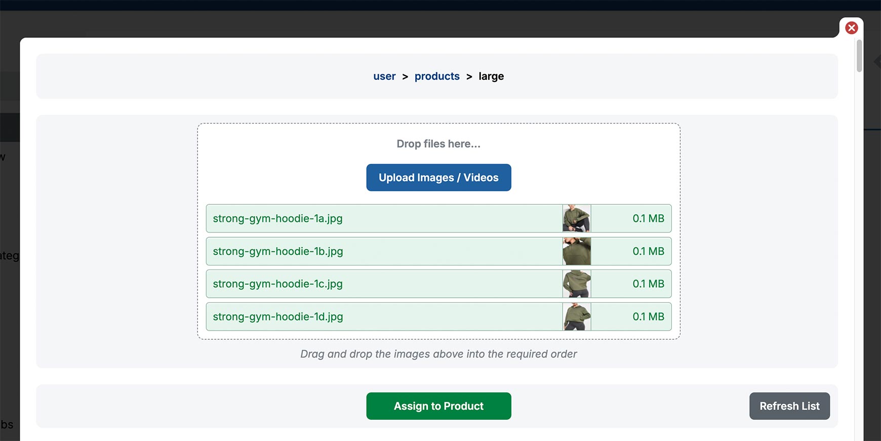 How to add product images and videos - Bluepark.co.uk