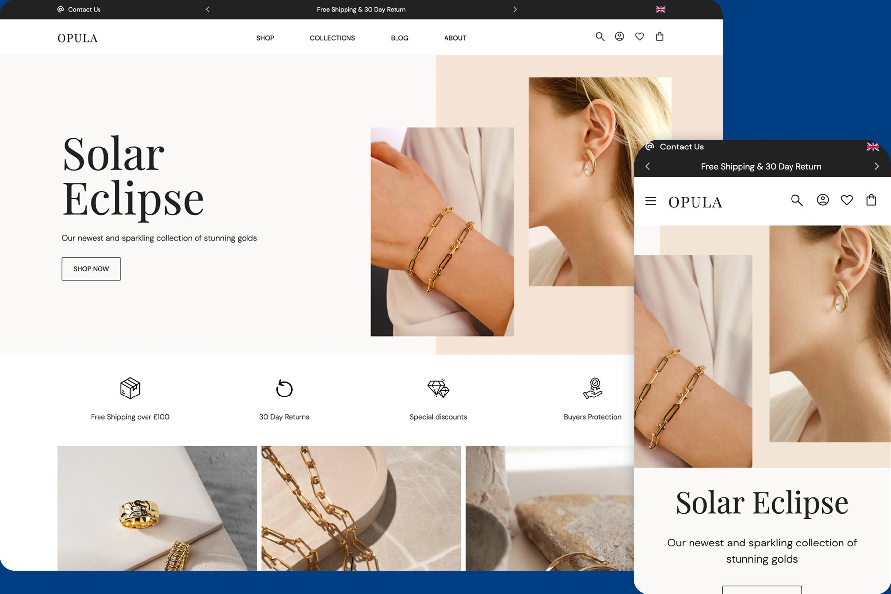 Opula Theme - Ecommerce Website Template - Bluepark.co.uk