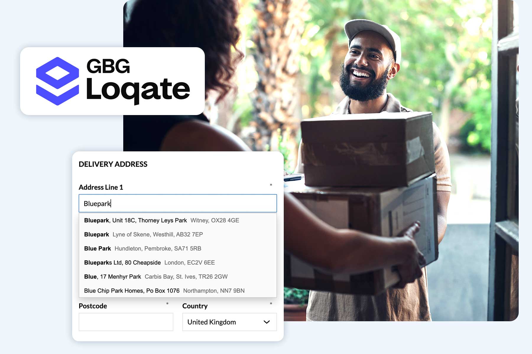 Use Loqate on your online shop - Bluepark.co.uk